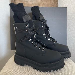 RtA | Shoes | 90 New Rta Womens Combat Boots Thick Sole In Black Sz 36 ...